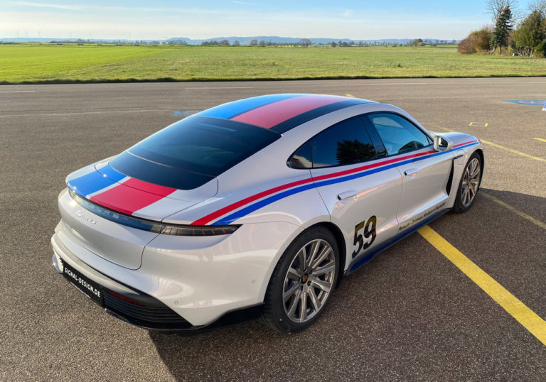 Porsche Taycan Brumos Design - SIGNal Wrapping