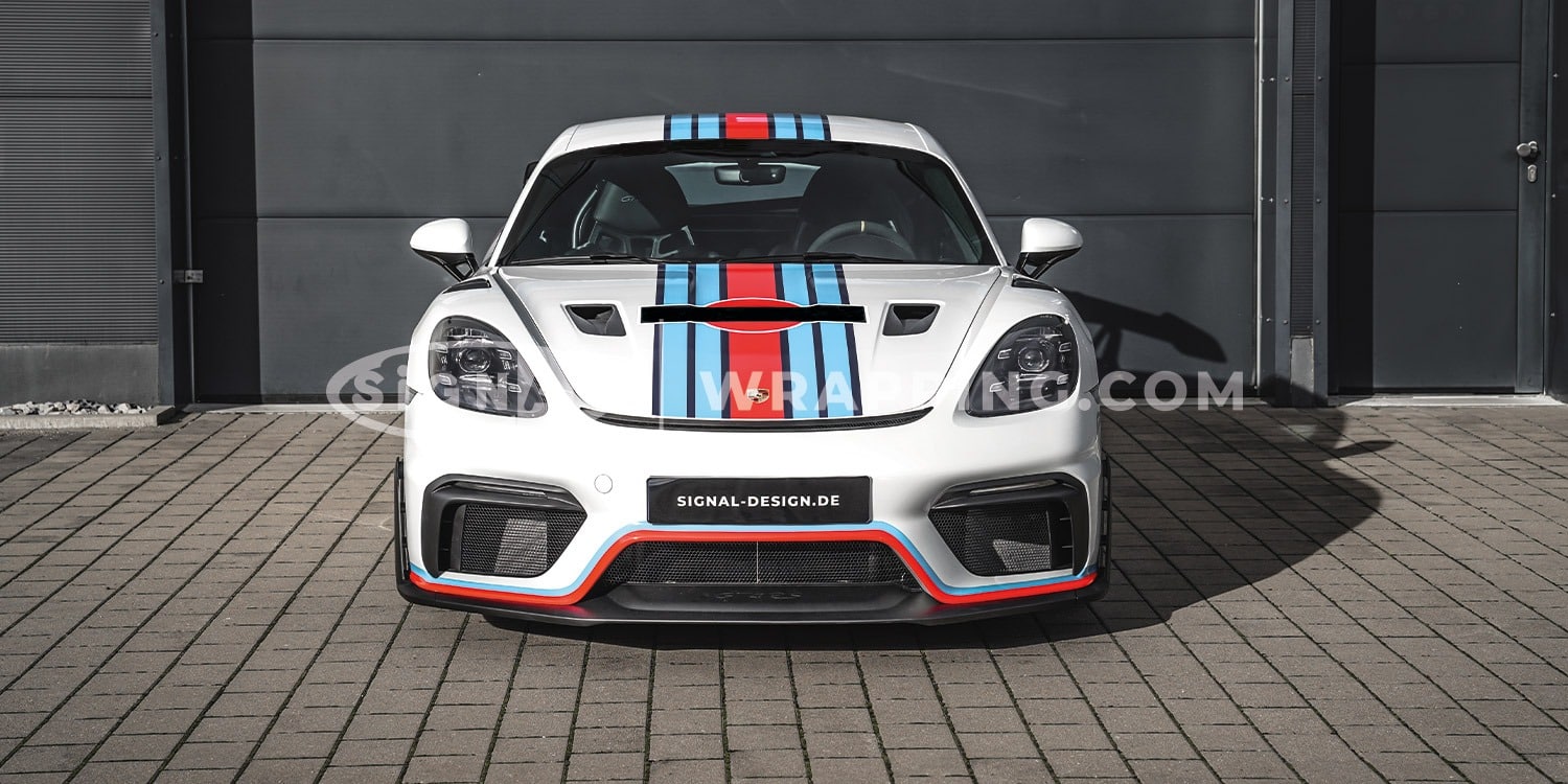 Porsche GT4 RS Design folieren - SIGNal Wrapping